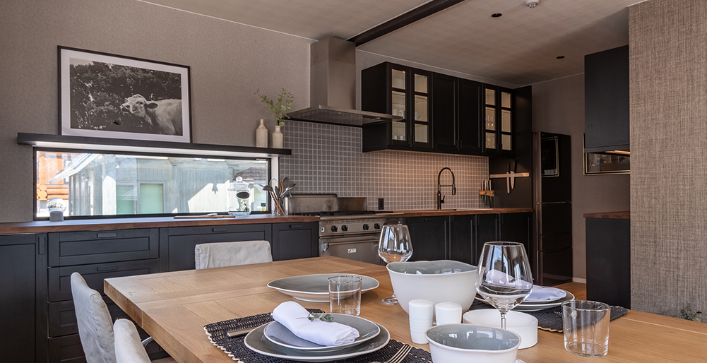 Shousugi - Kitchen Area, Kabayama Villa Images - Elite Havens