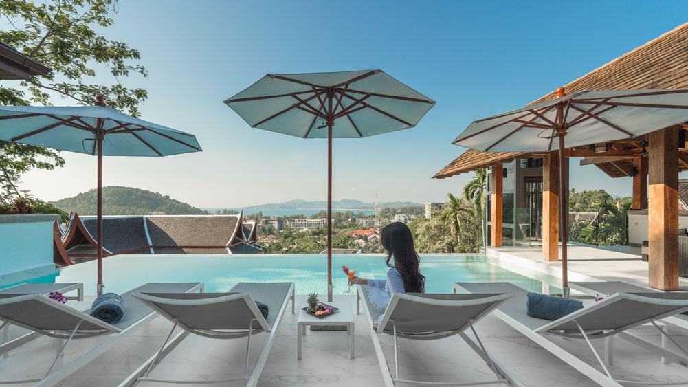 Sea View Zenith - Luxurious hilltop modern Thai haven, Surin Villa ...